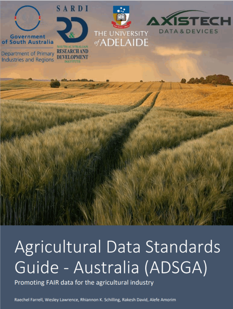 Agricultural Data Standards Guide (Australia) | FAIR Principles for Agrifood Data – AxisTech
